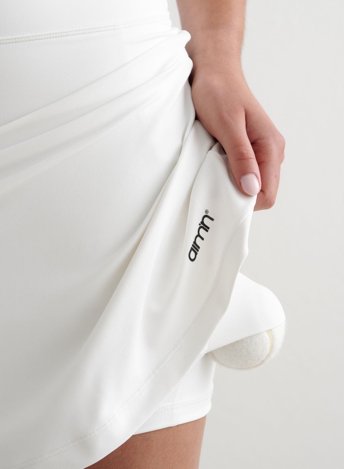 White Core Skort & White Essential Bralette Set – aim'n