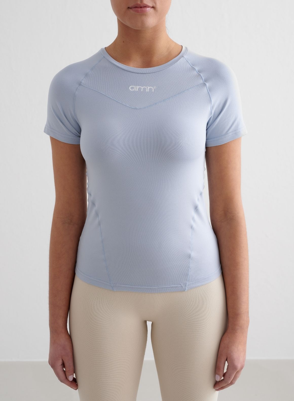 Cloudy Blue Soft Basic Short Sleeve – aim'n