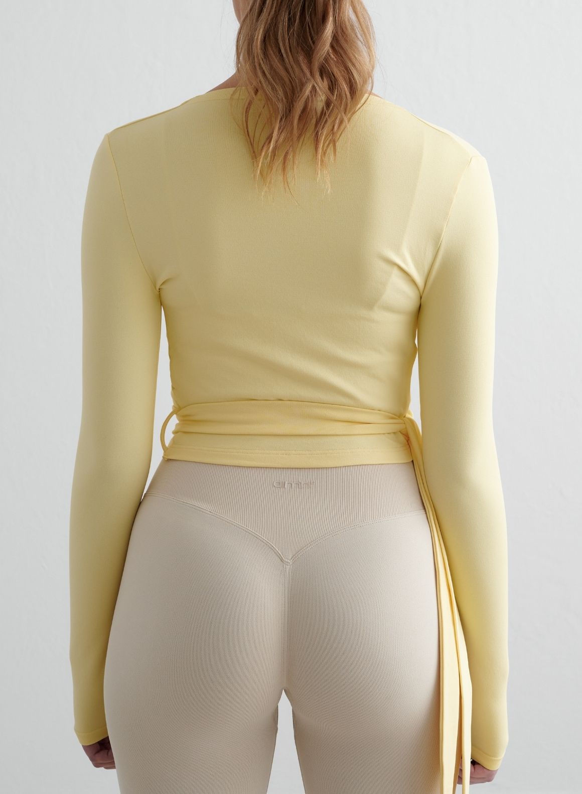 Mellow Shape Seamless Wrap Long Sleeve – aim'n